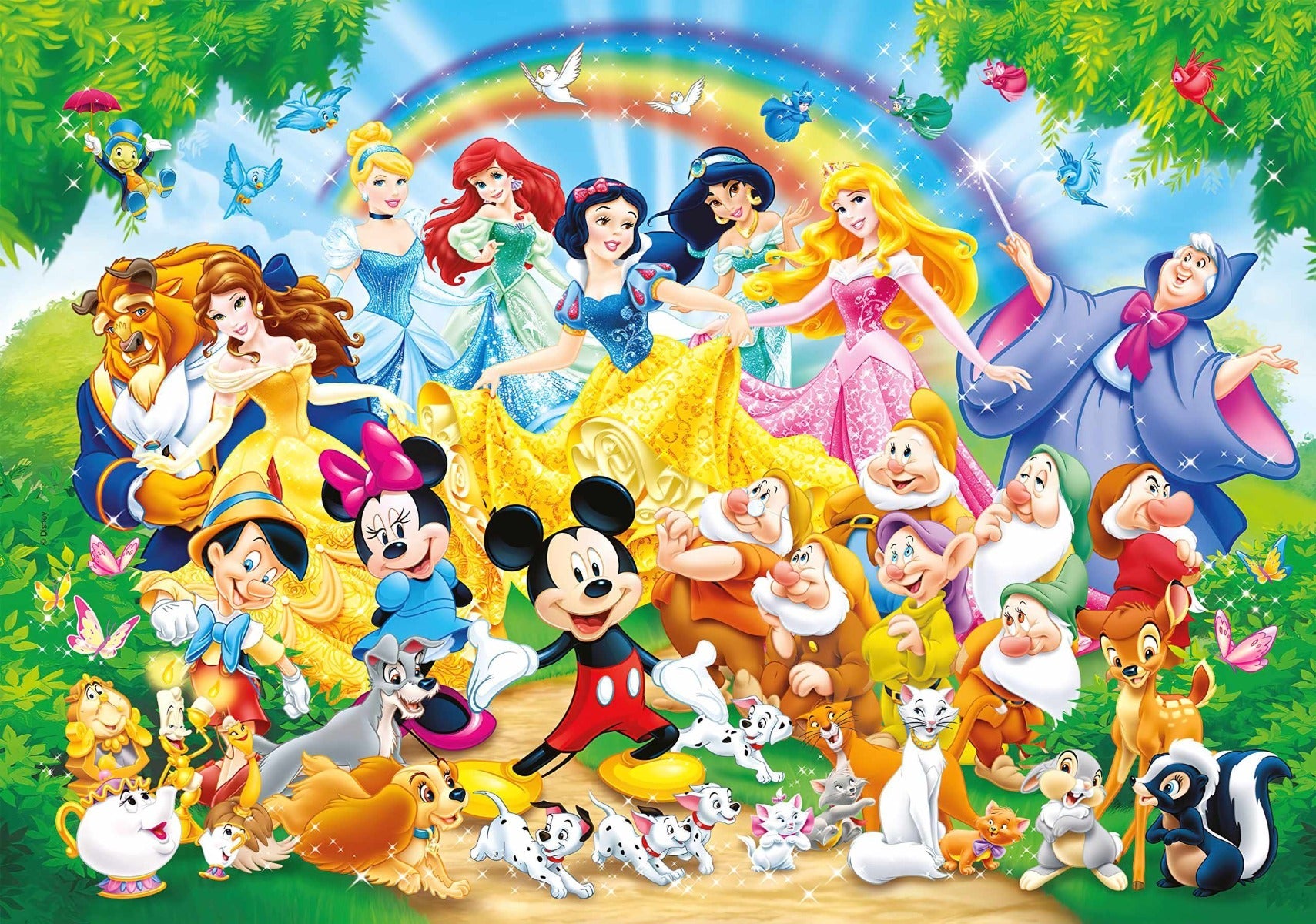 Disney Animated Dynasty Wall Mural | Giffywalls
